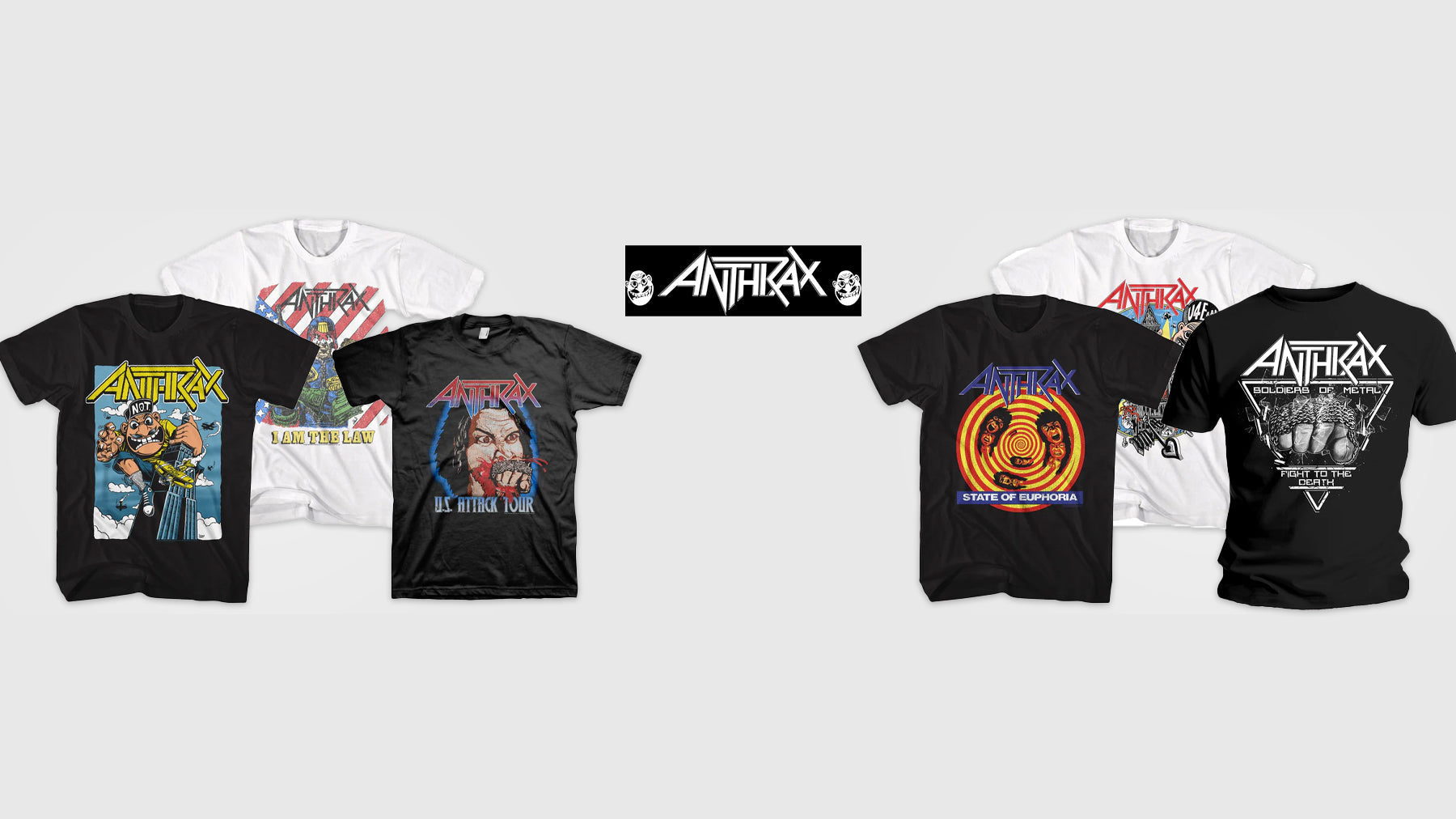 ANTHRAX T-Shirts, Officially Licensed – Authentic Band Merch