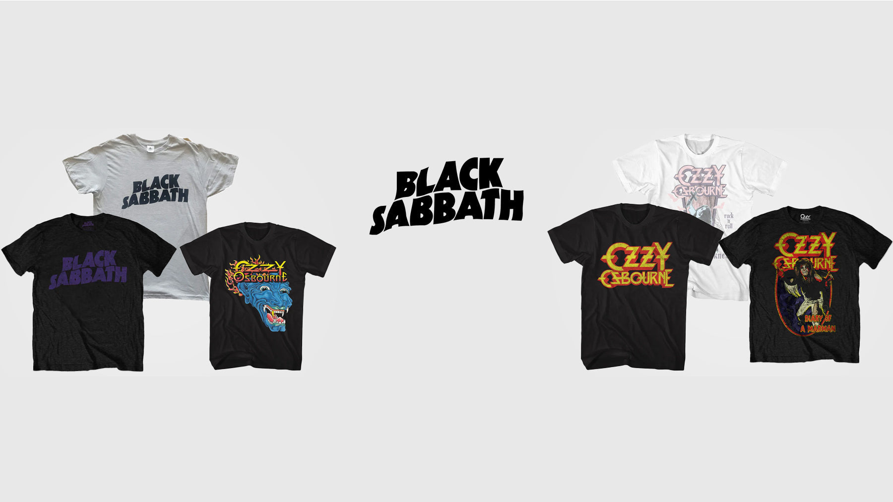 BLACK SABBATH Officially Licensed T-Shirts – Authentic Band Merch