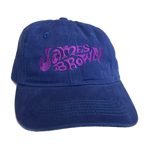 JAMES BROWN Unstructured Hat, Purple Logo | Authentic Band Merch