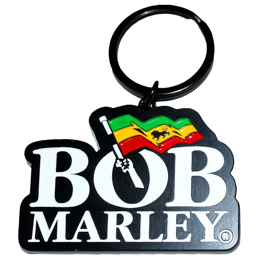 BOB MARLEY Keychain, Logo | Authentic Band Merch
