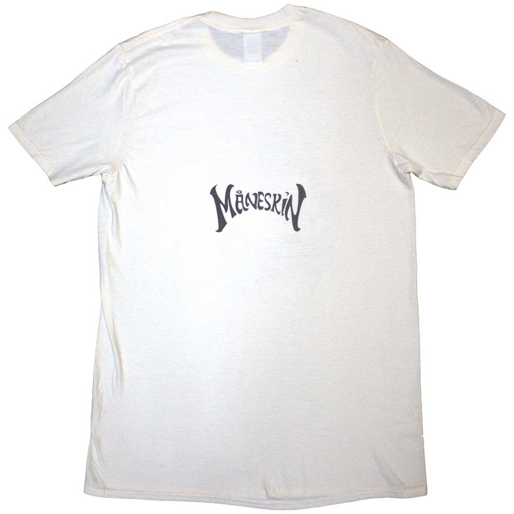 MANESKIN Attractive T-Shirt, Fisheye Faces | Authentic Band Merch