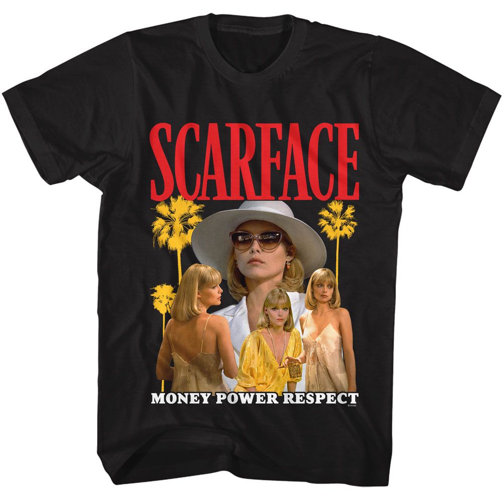 SCARFACE Eye-Catching T-Shirt, ELVIRA MPR | Authentic Band Merch