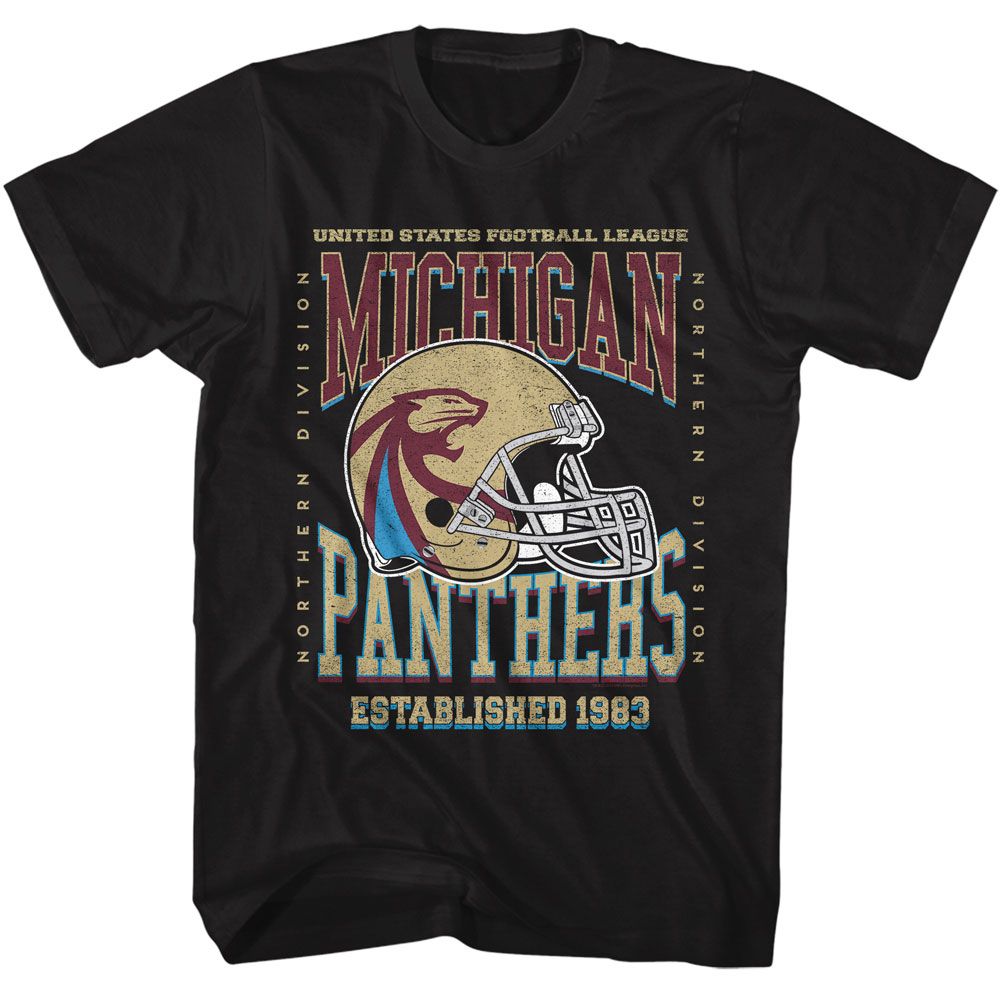 USFL Famous T-Shirt, Michigan Panters | Authentic Band Merch
