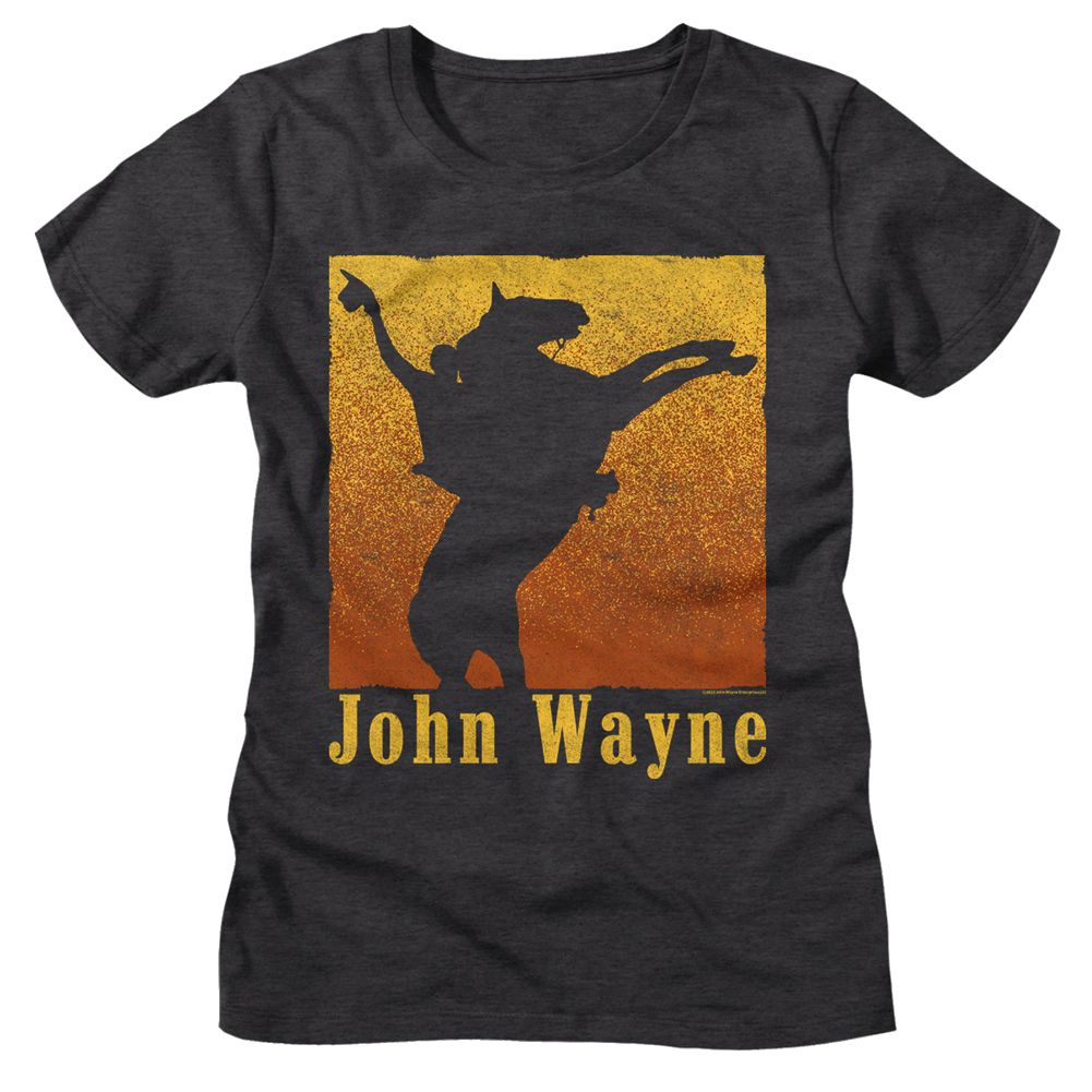JOHN WAYNE T-Shirt, John Wayne Rearing Horse – Authentic Band Merch