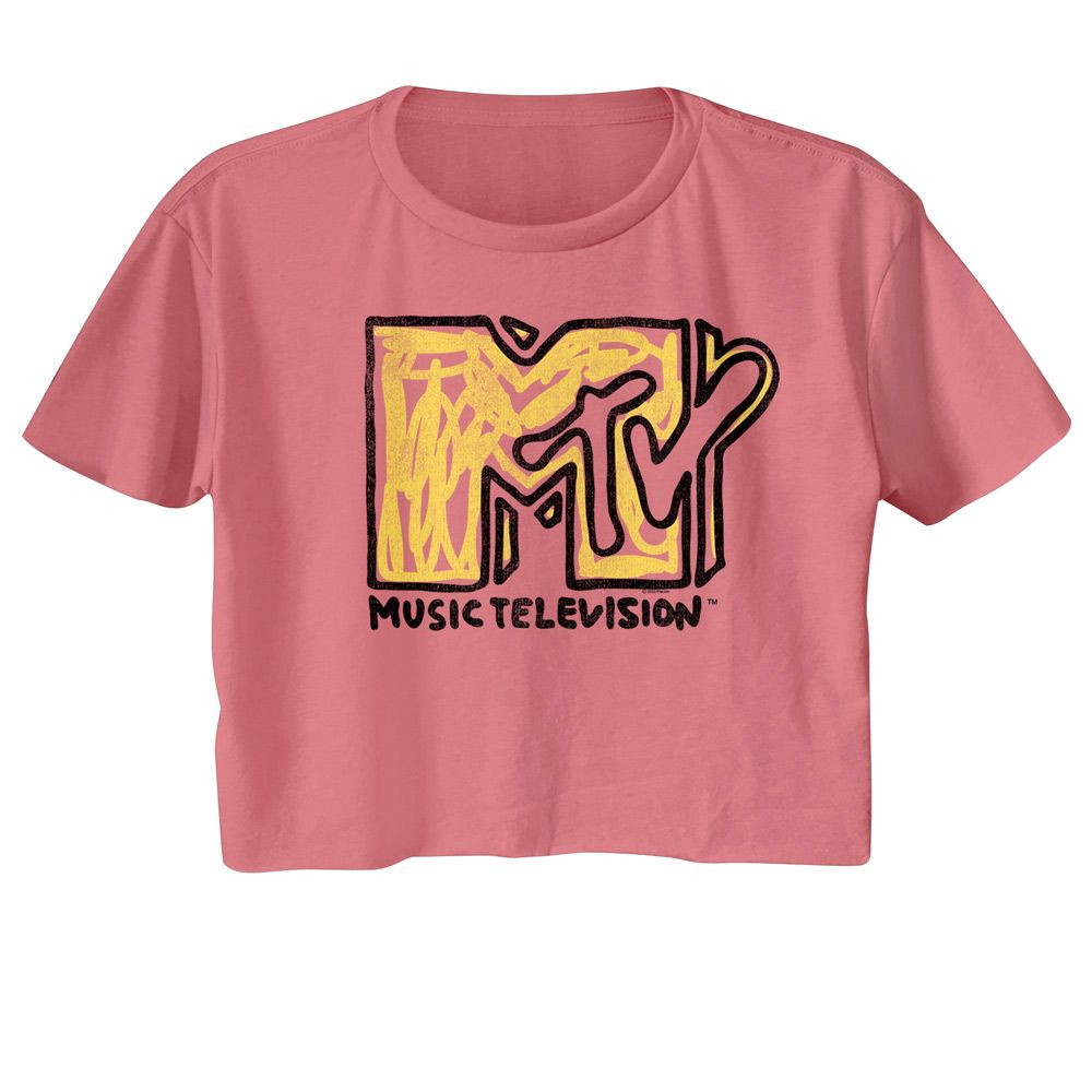 MTV FESTIVAL CALI CROP, MTV Scribble Logo | Authentic Band Merch