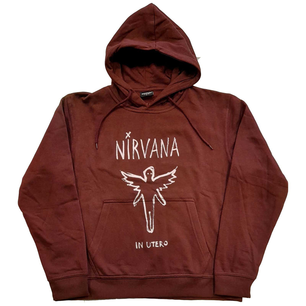 NIRVANA Attractive Hoodie, In Utero Outline | Authentic Band Merch