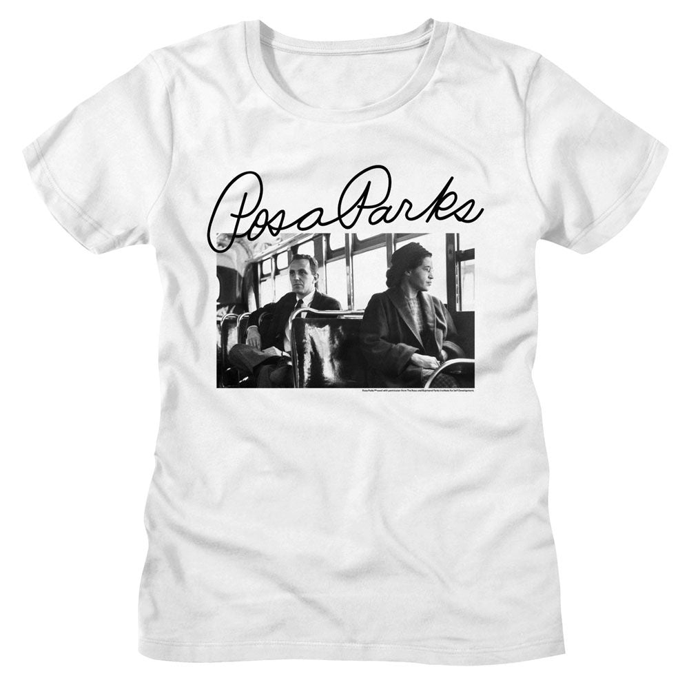 ROSA PARKS T-Shirt, Rosa Parks Photo And Signature – Authentic Band Merch
